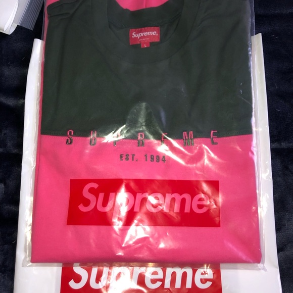 Supreme | Shirts | Supreme Split Top Tee | Poshmark